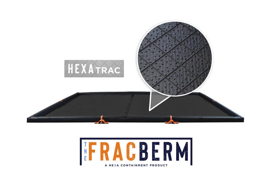 6' x 8' x 4" FRAC BERM Spill Containment Berm – HEXA Containment