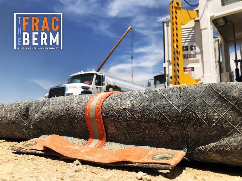 12' x 50' x 4" FRAC BERM Spill Containment Berm – HEXA Containment